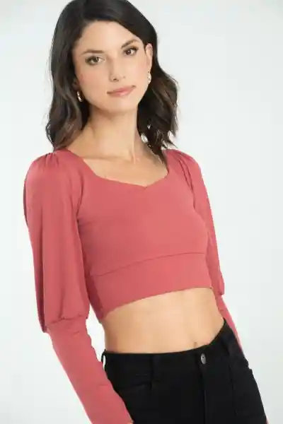 Crop Top Atwood Color Rojo Carnauba Talla M Ragged - Rappi