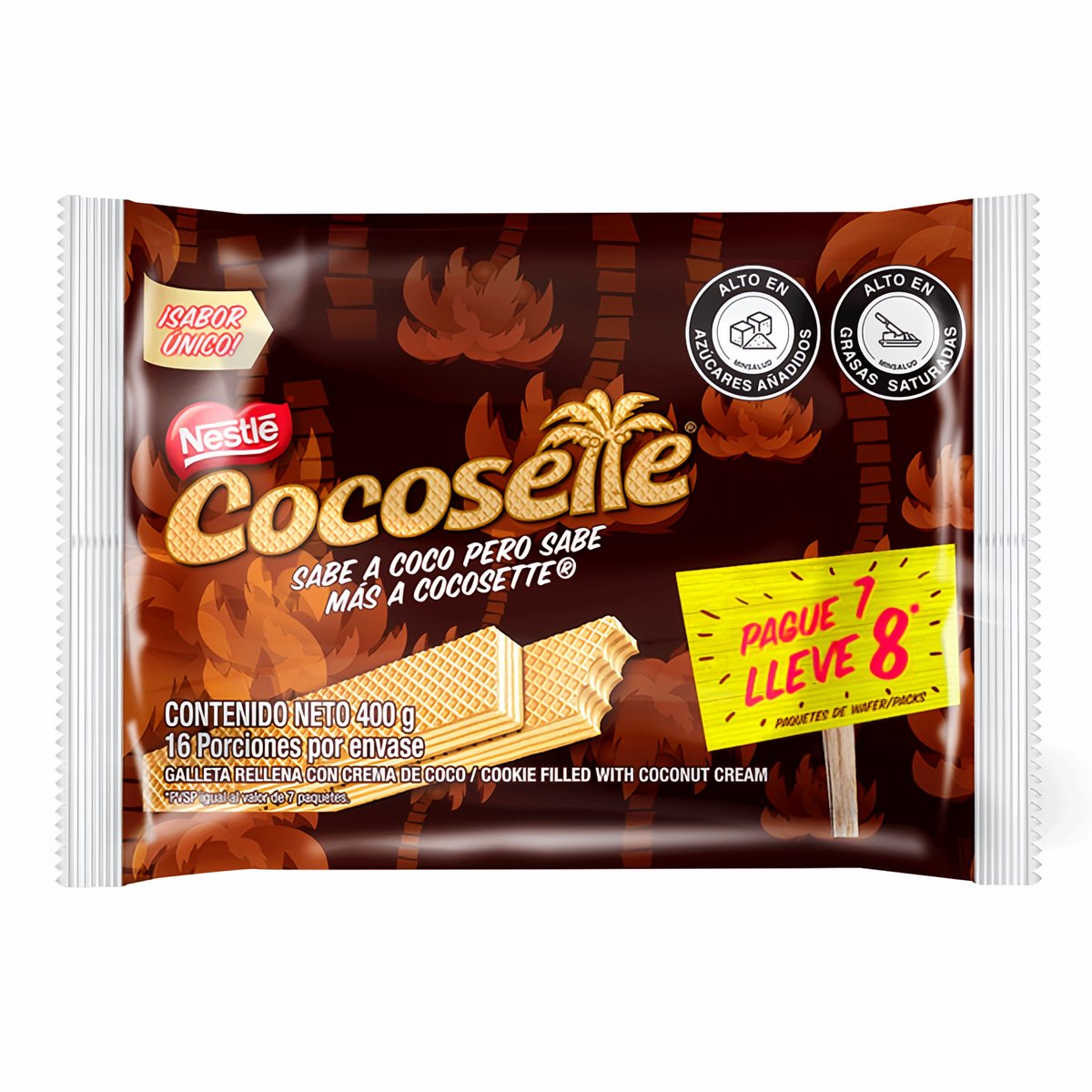 Cocosette Galletas Tipo Wafer con Crema de Coco - Rappi