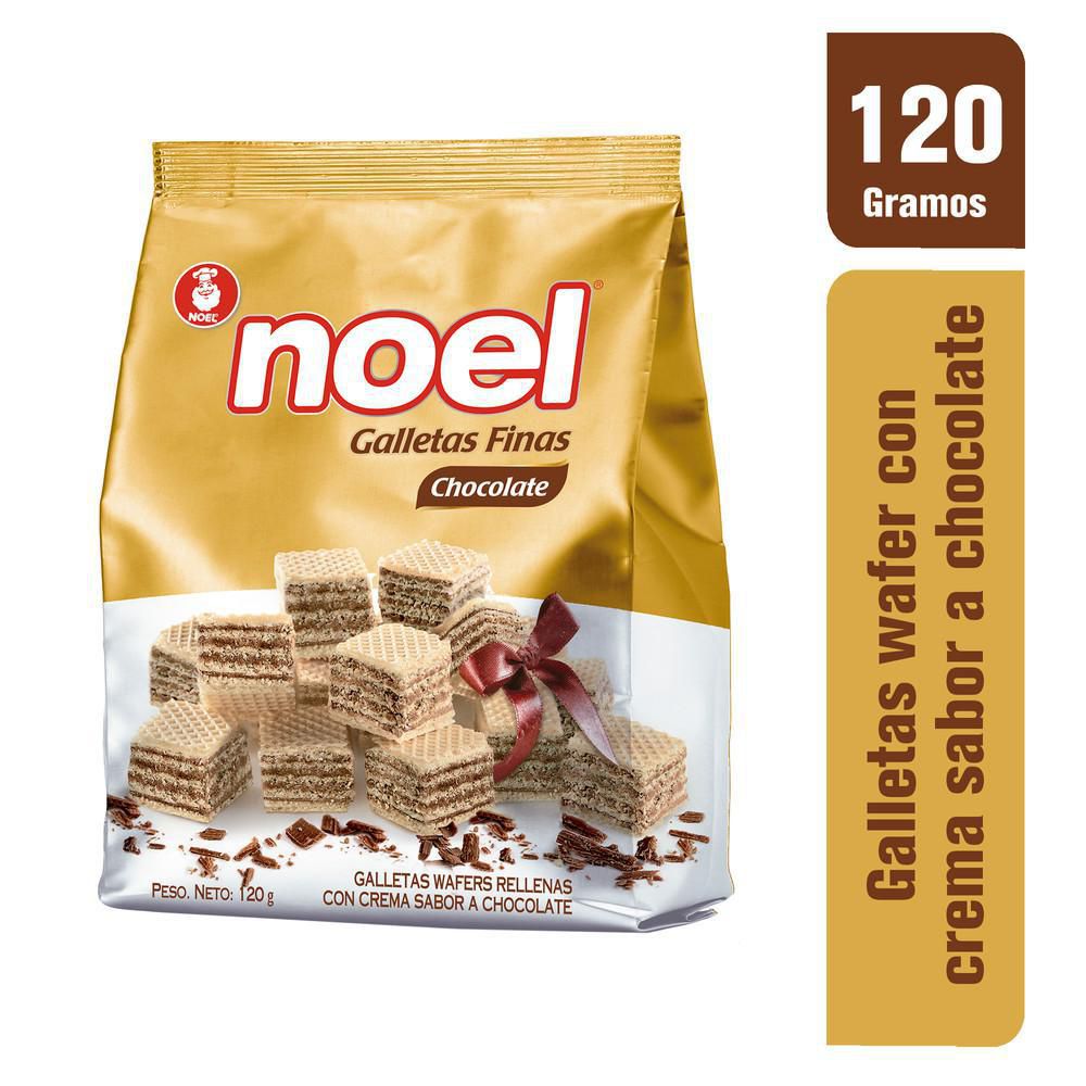Noel Galletas Wafer Finas con Crema Sabor Chocolate Precio - Rappi