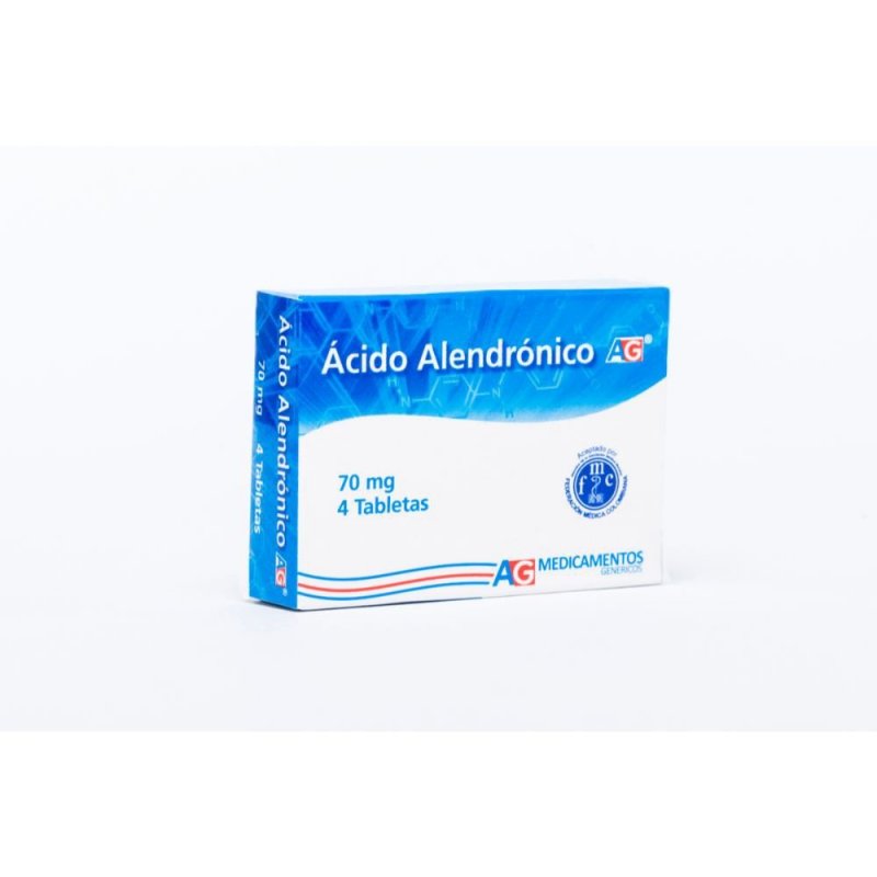 American Generics Ácido Alendronato (70 mg) 4 Tabletas - Rappi