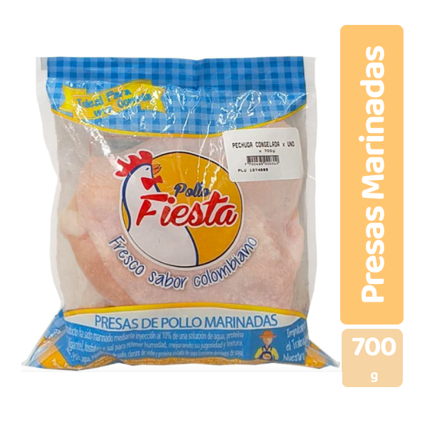 Pollo Fiesta Pechuga Fresca Marinada Congelada - Rappi