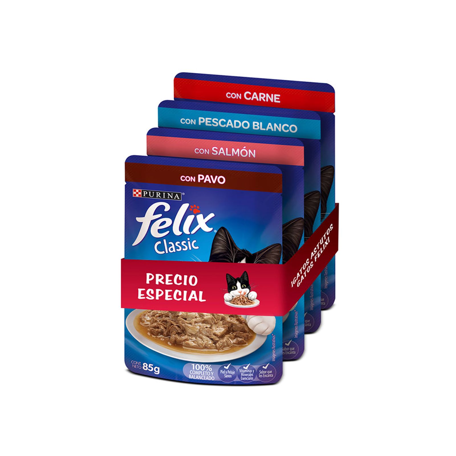 Felix Alimento para Húmedo para Gato Adulto Sabores Surtidos - Rappi