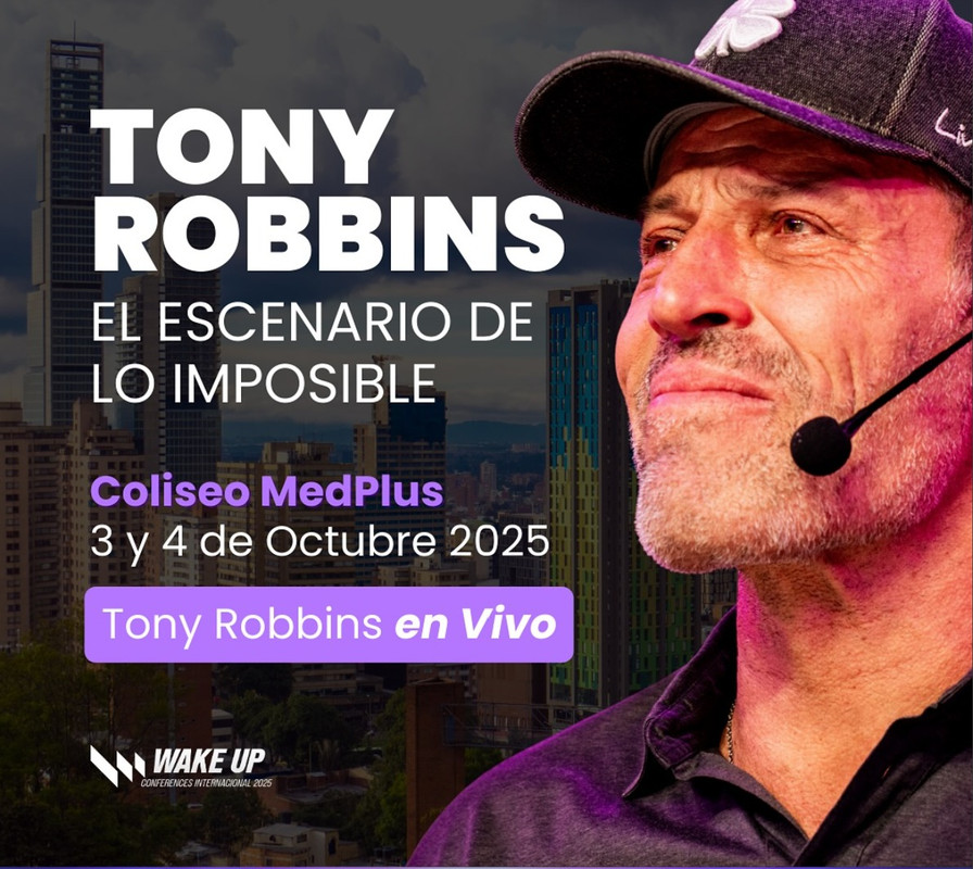 Boleta Ingreso Evento Tony Robbins - Localidad Platinum - Rappi