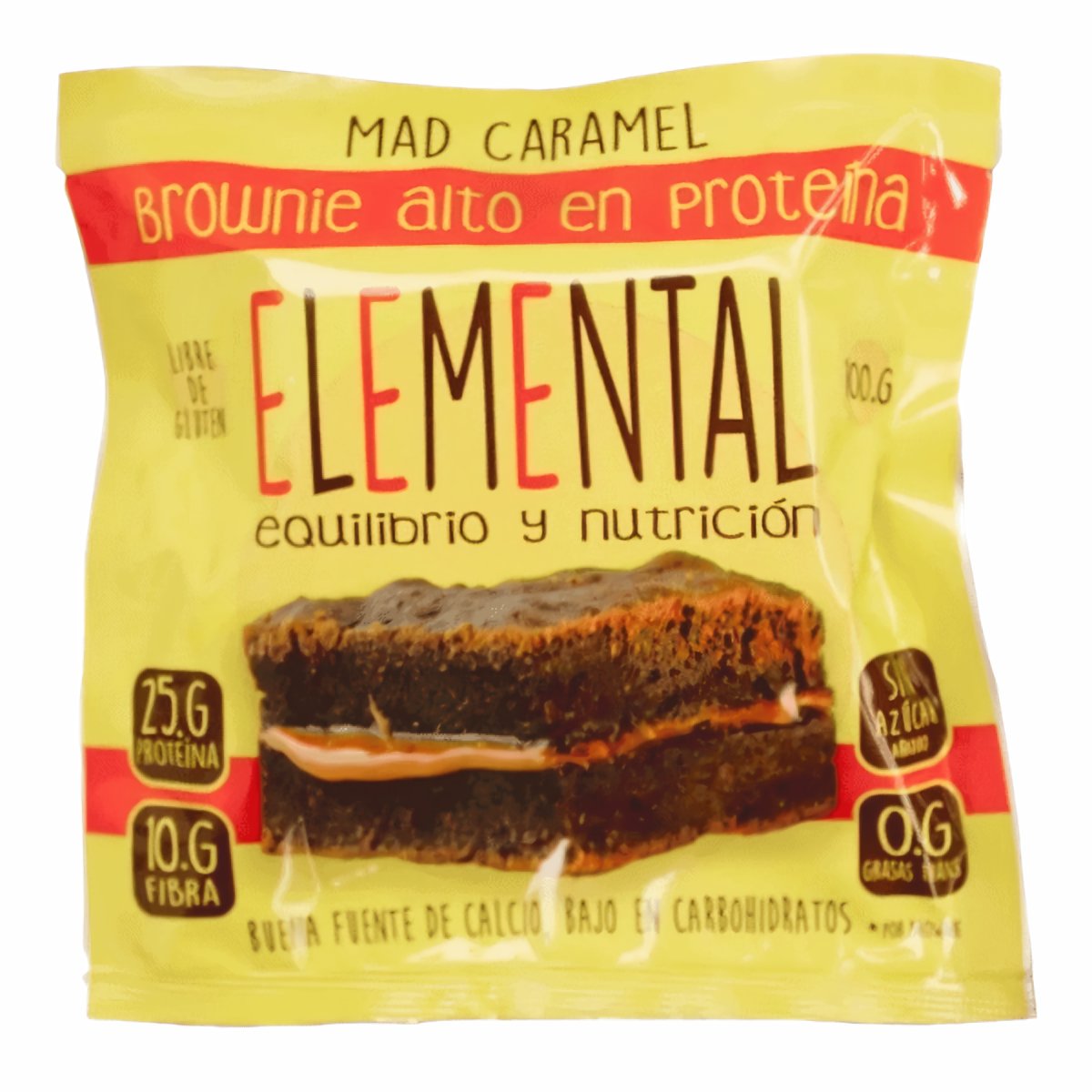 Elemental Brownie de Proteína Caramelo - Rappi