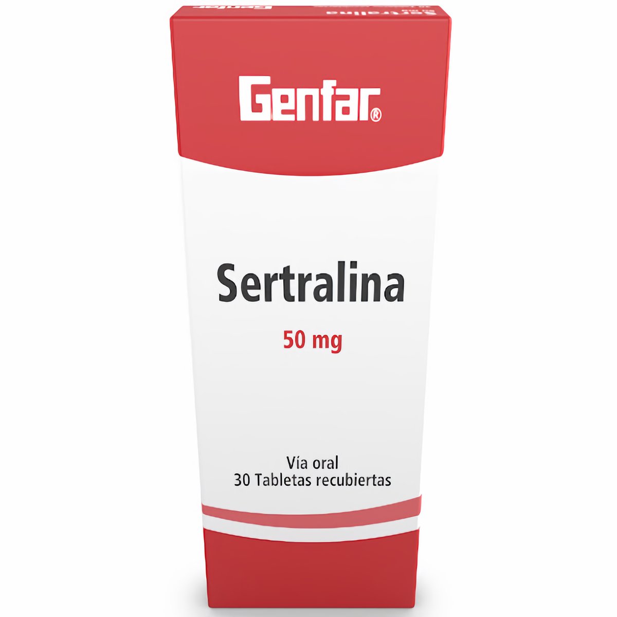 Genfar Sertralina Tabletas Recubiertas (50 mg) desde $ 100.585