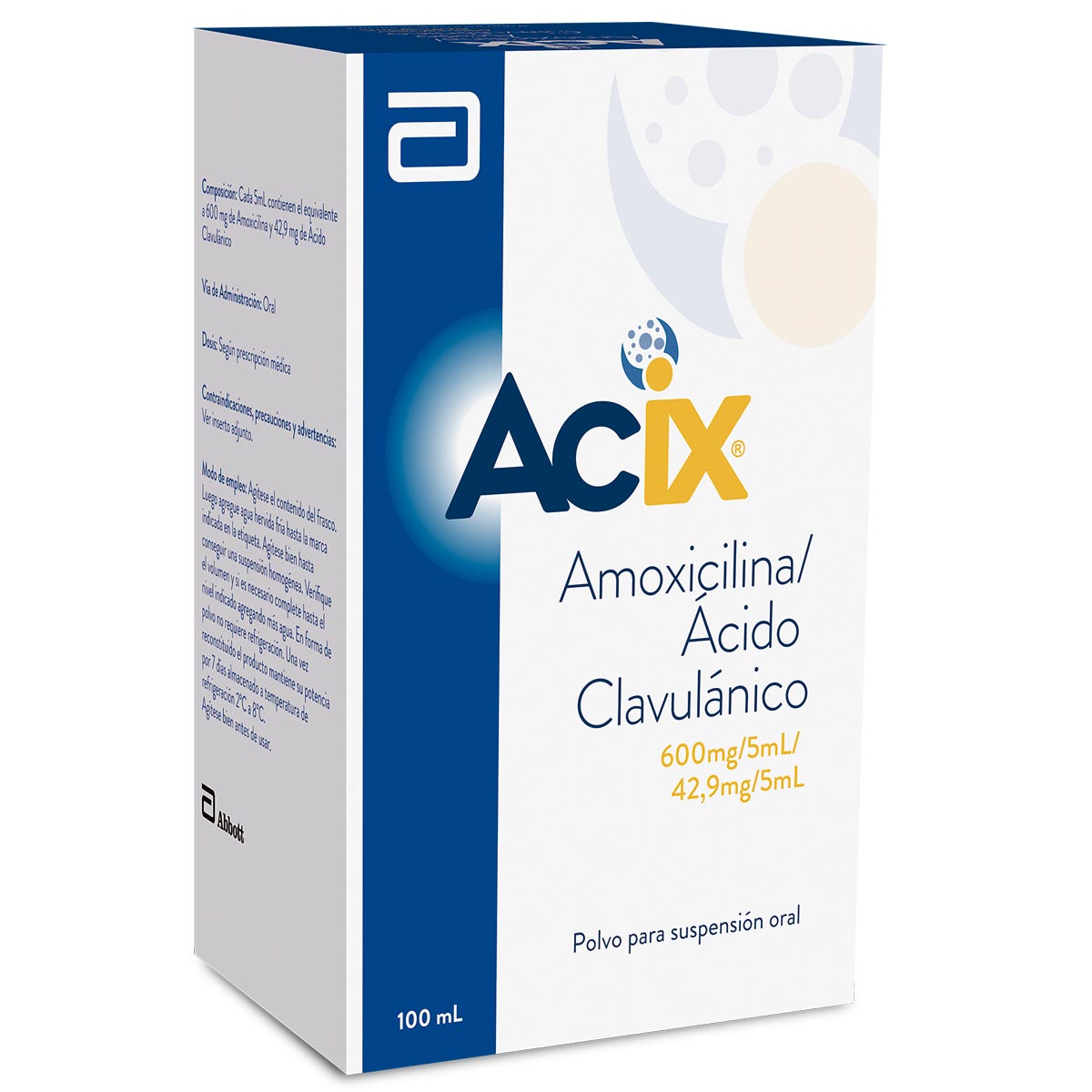 Acix Polvo para Suspensión Oral (600 mg) (42.9 mg) - Rappi