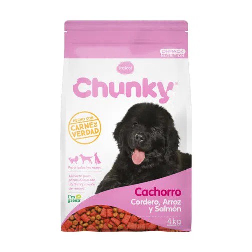 Chunky Alimento para Perro Cachorro Sabor a Cordero y Salmón - Rappi