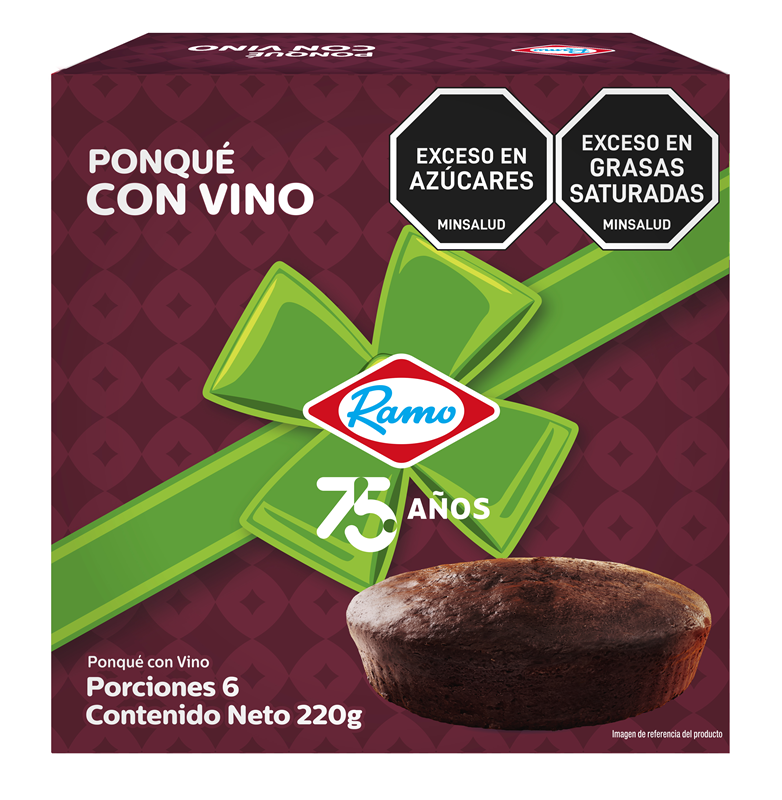 Ramo Ponque Vino Caja 220 g - Rappi