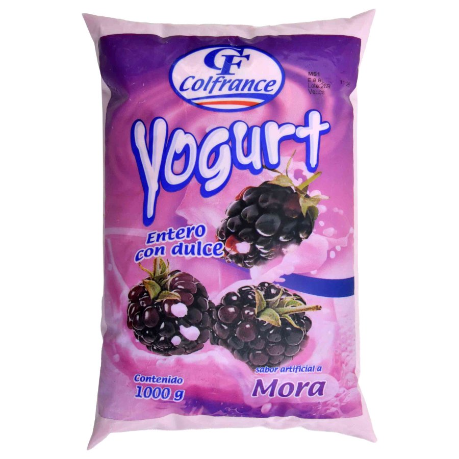 Yogurt Colfrance Ent C/dulc Sab Mora - Rappi