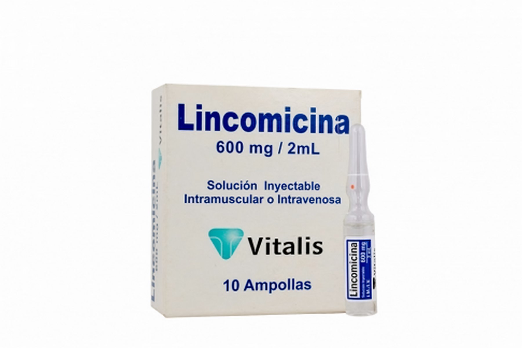 Vitalis Antibiótico en Solución Inyectable Intramuscular o Intravenosa ...