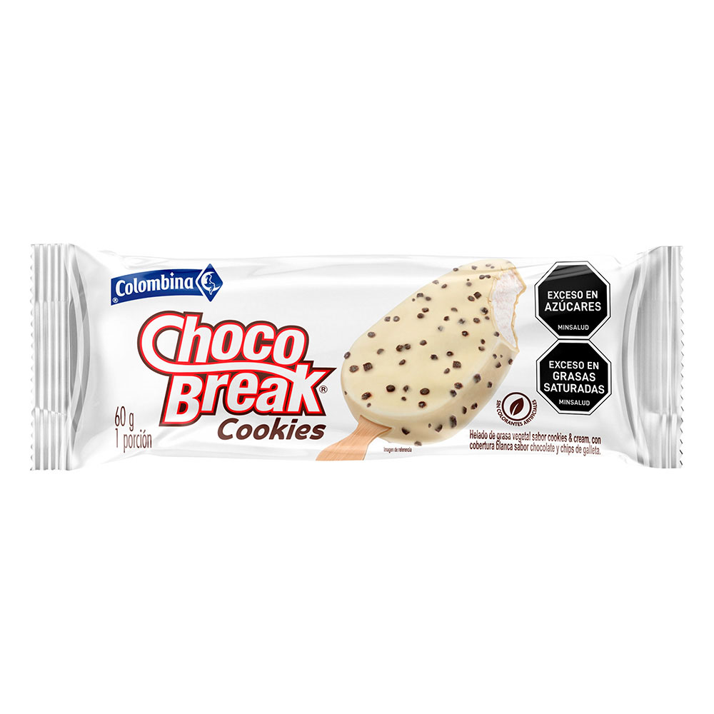 Colombina Paleta Helada Choco Break Cookies desde $ 2.790