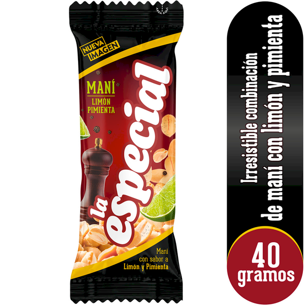 La Especial Maní Sabor a Limón y Pimienta desde $ 2.400