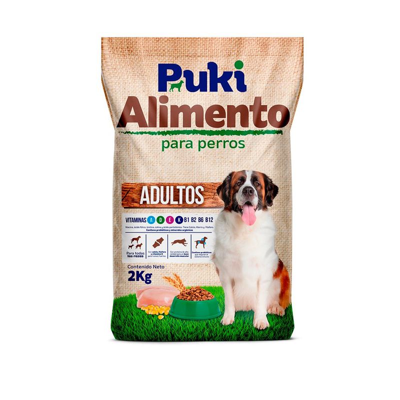 Puki Alimento para Perro Adulto Todas las Razas desde $ 9.940