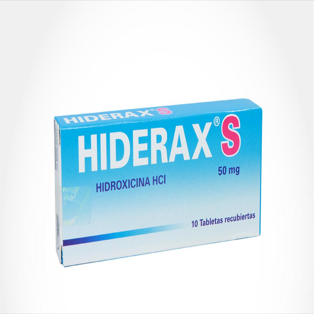 Hiderax S 50Mg Caja X 10 Tabletas Recubiertas - Rappi