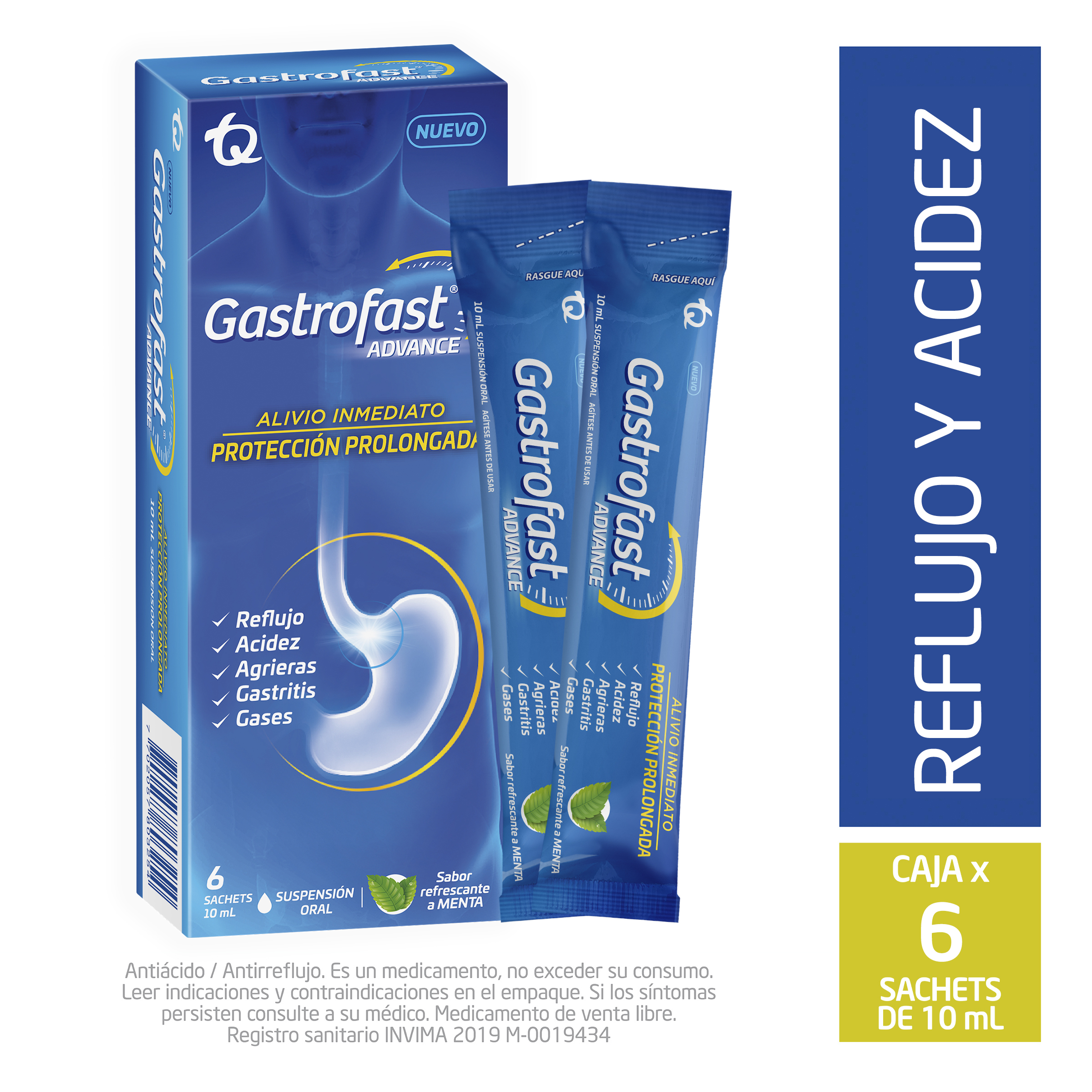 Gastrofast Advance Caja x 6 Sachets - Rappi