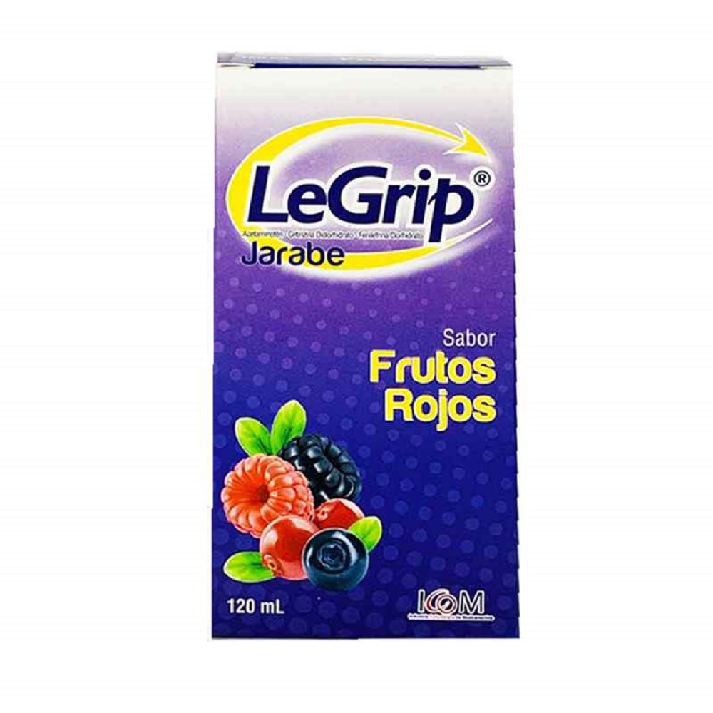 Legrip Jarabe con Sabor a Frutos Rojos (150 mg / 5 mg / 2.5 mg) - Rappi
