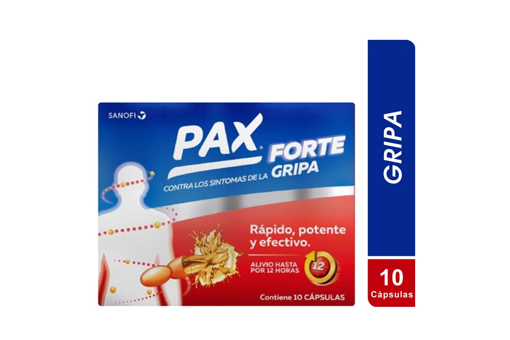 Pax Forte Capsulas X 400Mg X 10Und - Rappi