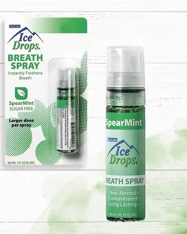 Ice Drops Refrescante Bucal Sabor Hierbabuena en Spray - Rappi