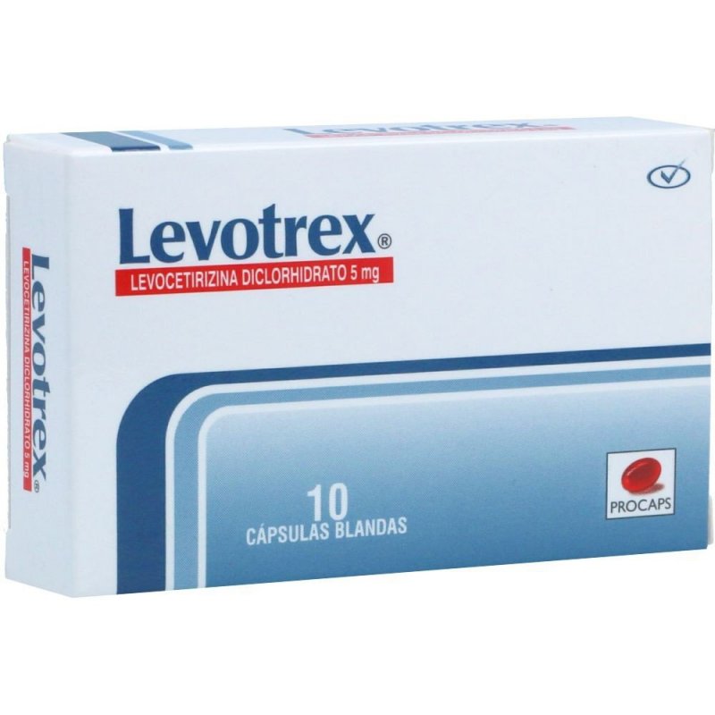 Levotrex (5 mg) 10 Cápsulas desde $ 109.050