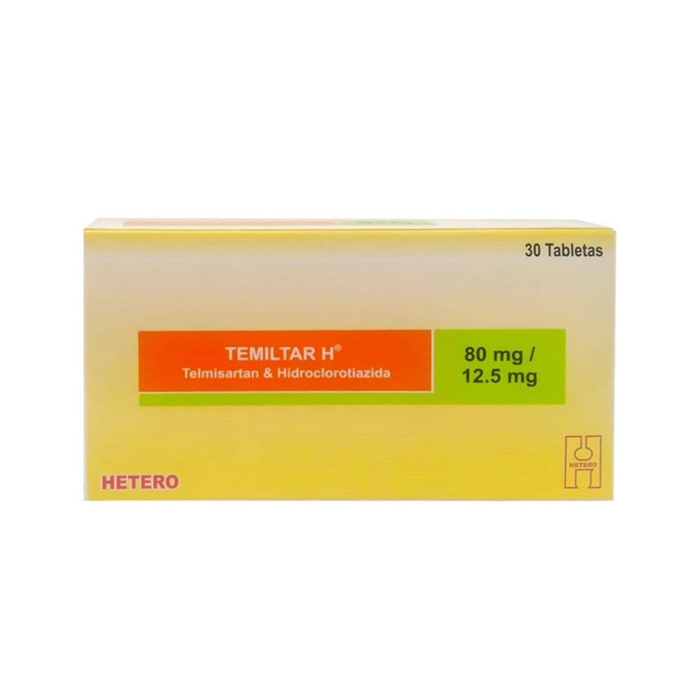 Temiltar H (80 mg / 12.5 mg) - Rappi