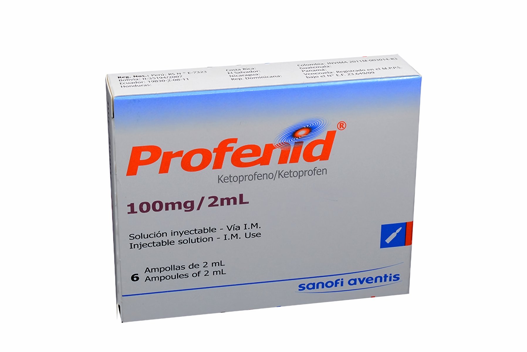 Profenid Solución Inyectable (100 mg / 2 mL) desde $ 94.900