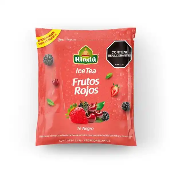 Hindu Soluble Ice Tea Frutos Rojos Sin Azúcar - Rappi