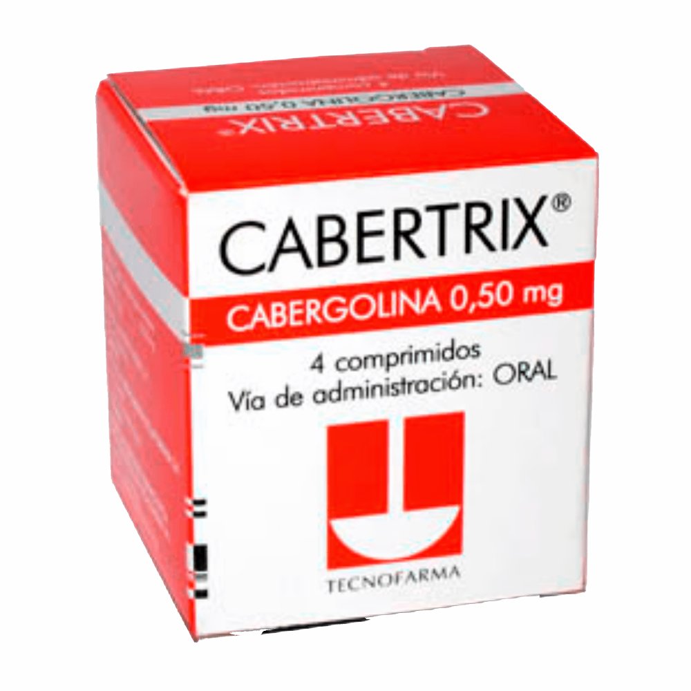 Cabertrix Tecnofarma 0.5Mg X 4 Comprimidos Cabergolina - Rappi