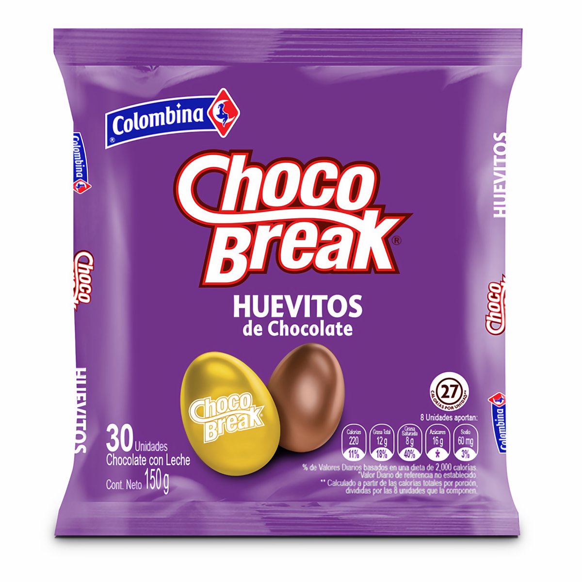 Choco Break Huevitos de Chocolate con Leche Precio - Rappi