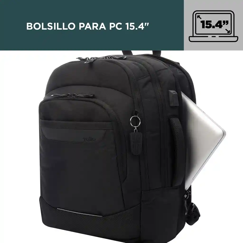 Totto Morral Para Tablet y Pc Commuter Color Negro N01 - Rappi