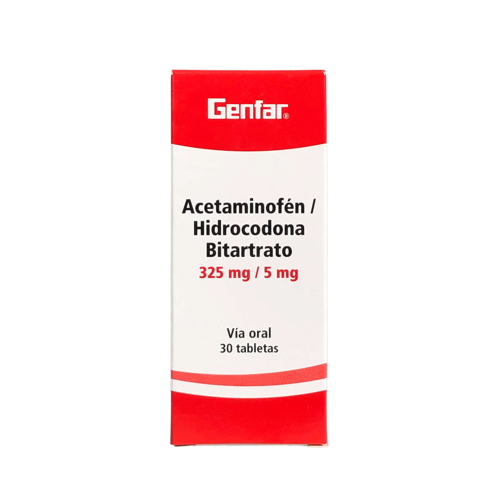 Genfar Acetaminofén / Hidrocodona (325 mg / 5 mg) - Rappi