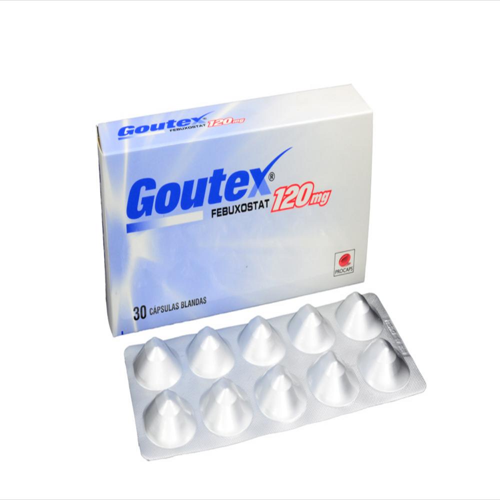 Goutex 120Mg X 30 Capsulas FEBUXOSTAT - Rappi