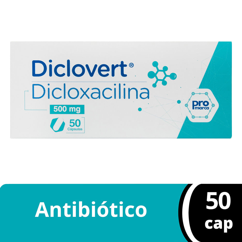 Diclovert 50 Cápsulas 500 mg desde $ 164.500