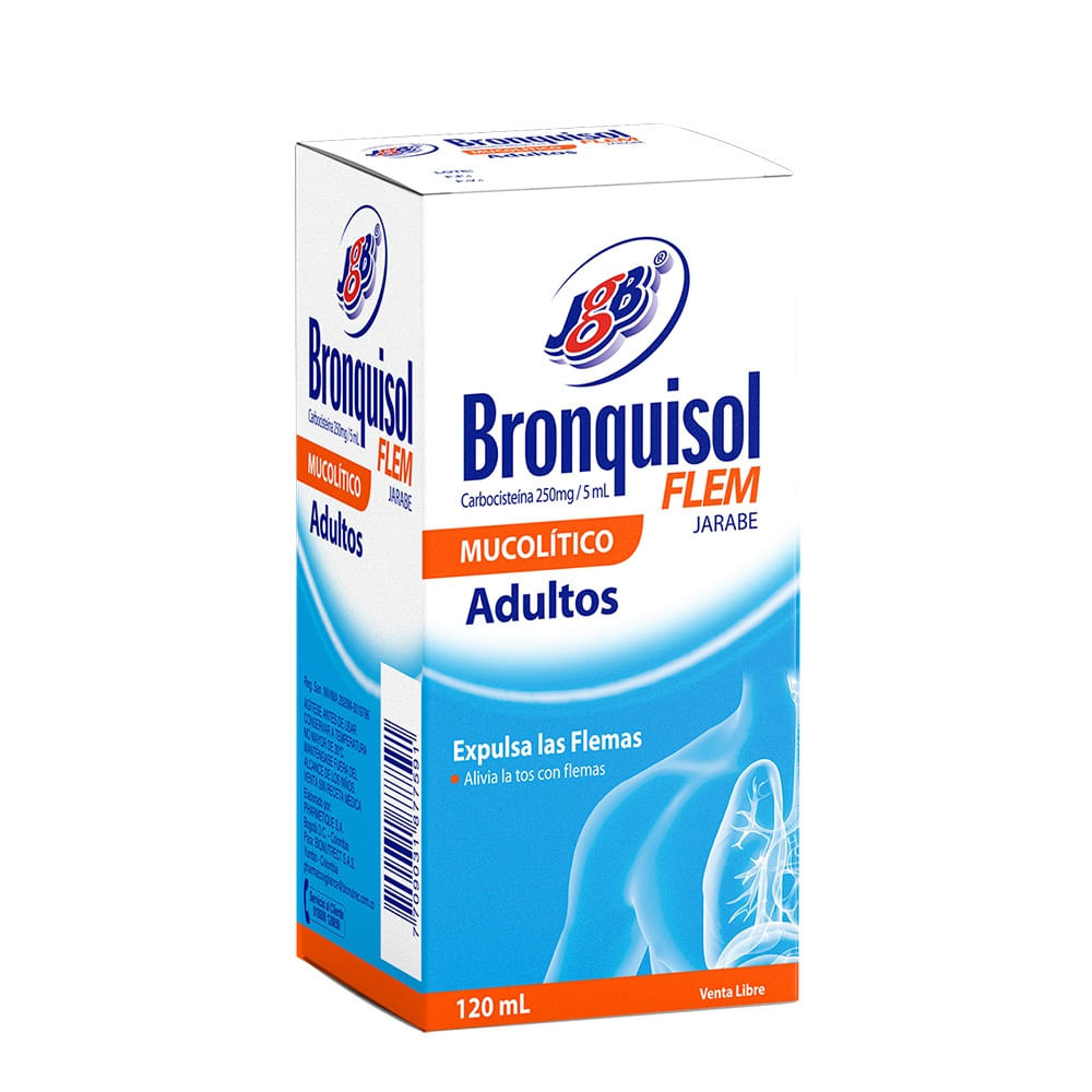 Bronquisol Jarabe Adultos (250 mg) desde $ 28.505