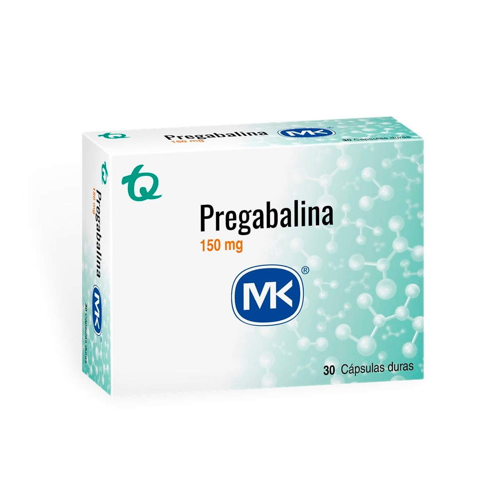 Mk Pregabalina (150 mg) 30 Cápsulas desde $ 55.000