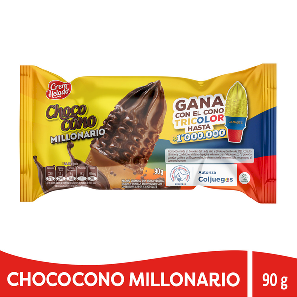 Chococono Cono de Helado Sabor a Vainilla Cubierto con Chocolate Precio ...