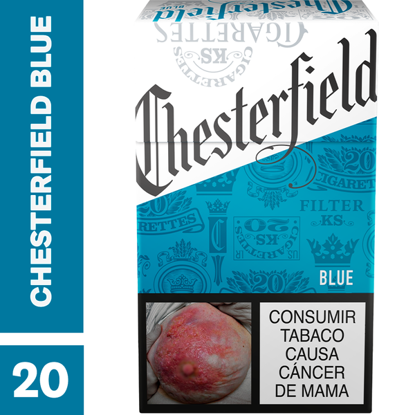 Chesterfield Blue X 20 Cigarrillos - Rappi