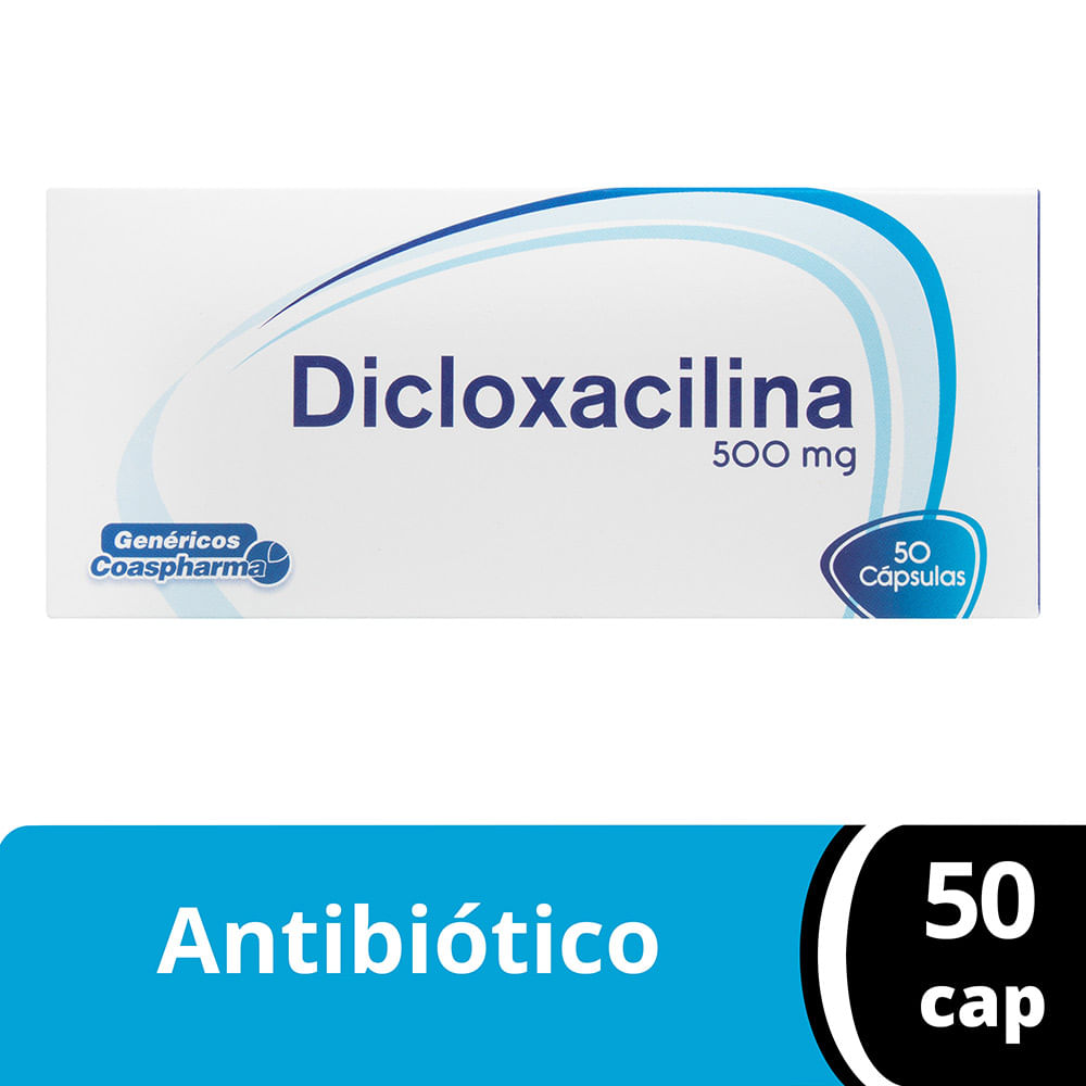 Coaspharma Dicloxacilina (500 mg) 50 Cápsulas - Rappi