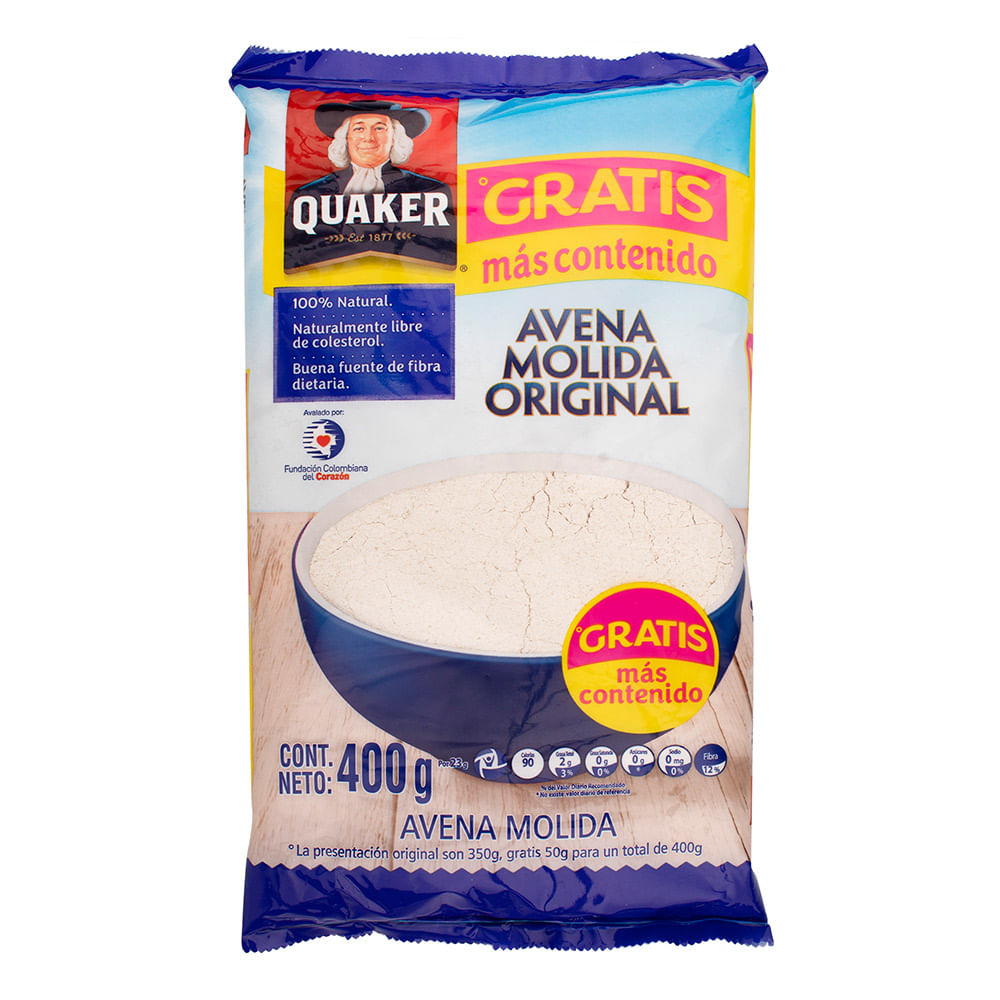 Quaker Avena Molida Original Natural - Rappi