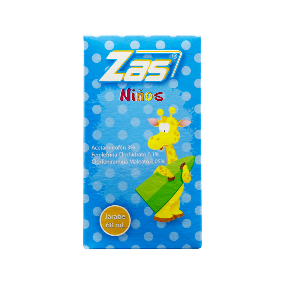 Zas Jarabe Niños ( 3 g / 50 mg /100 mg ) desde $ 19.000