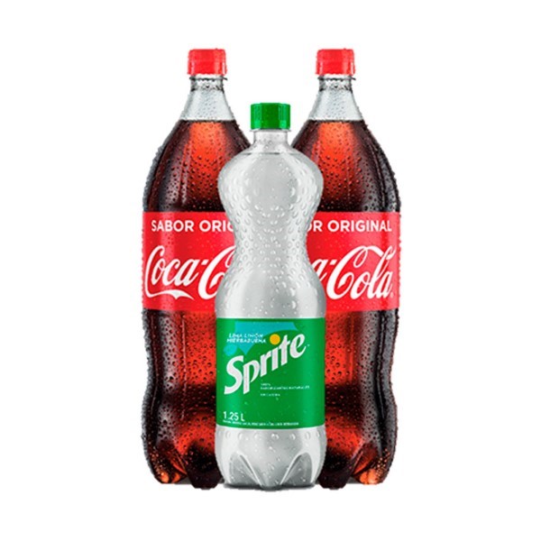 Coca-Cola Pack Gaseosa + Sprite Lima Limón Hierbabuena - Rappi