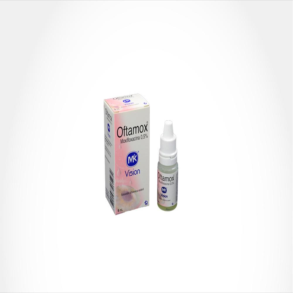 Oftamox Moxifloxacina (0.5%) Solución Oftálmica Estéril Precio - Rappi