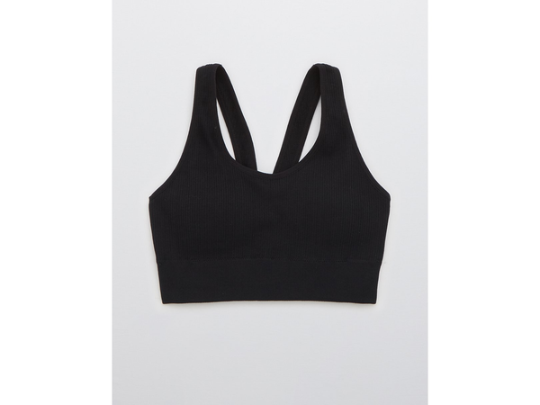 American Eagle Bralette Rie Sin Costuras Negro Real Talla Medium - Rappi