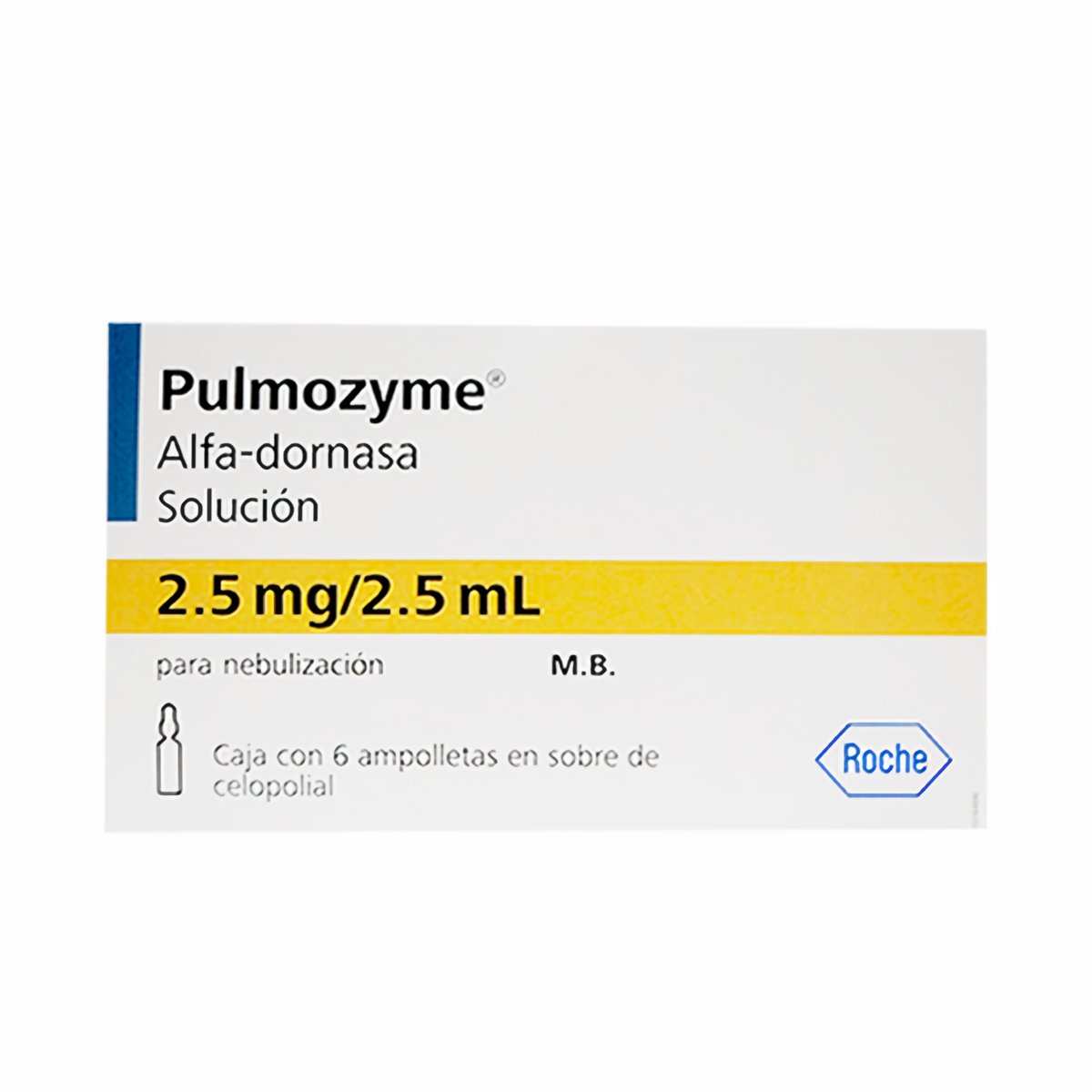 Pulmozyme Caja Con 6 Ampolletas - Rappi