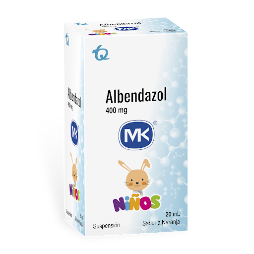 Albendazol Suspensión Sabor a Naranja Niños (400 mg) desde $ 9.520