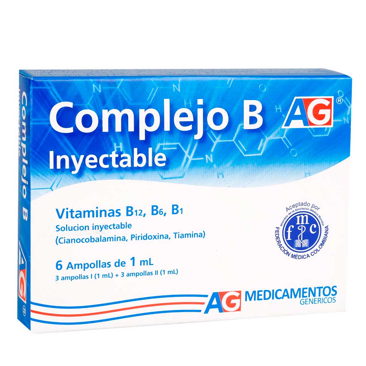 American Generics Complejo B Solución Inyectable - Rappi