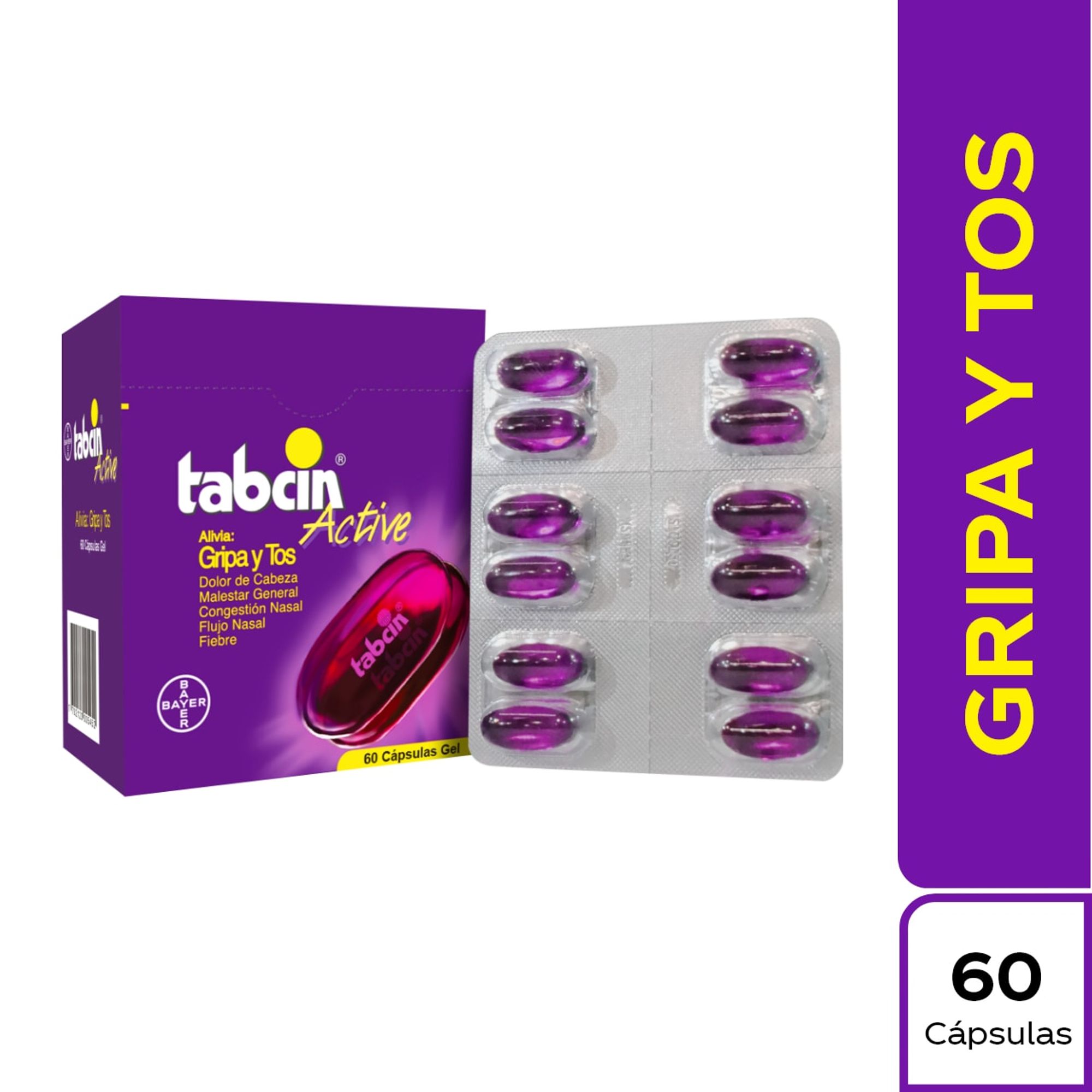 Tabcin Active Capsulas Gel - Rappi