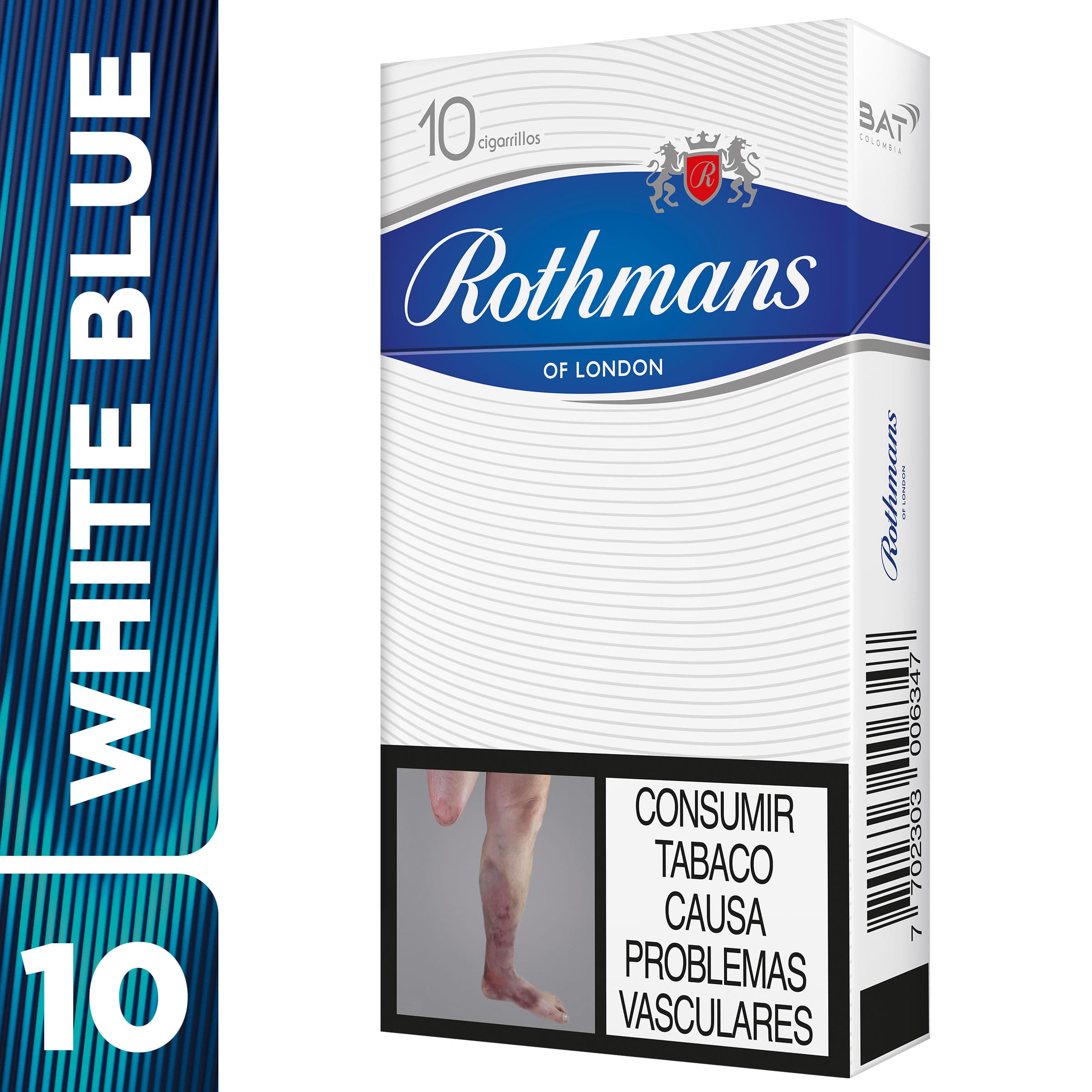 Cigarrillo Rothmans Blanco 10'S desde $ 3.800