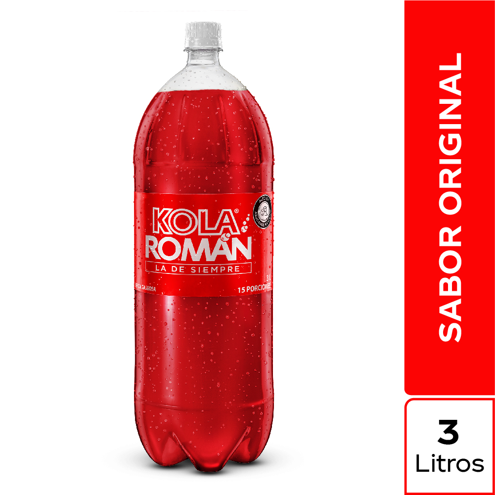 Gaseosa Kola Román Sabor Original 3L Precio - Rappi