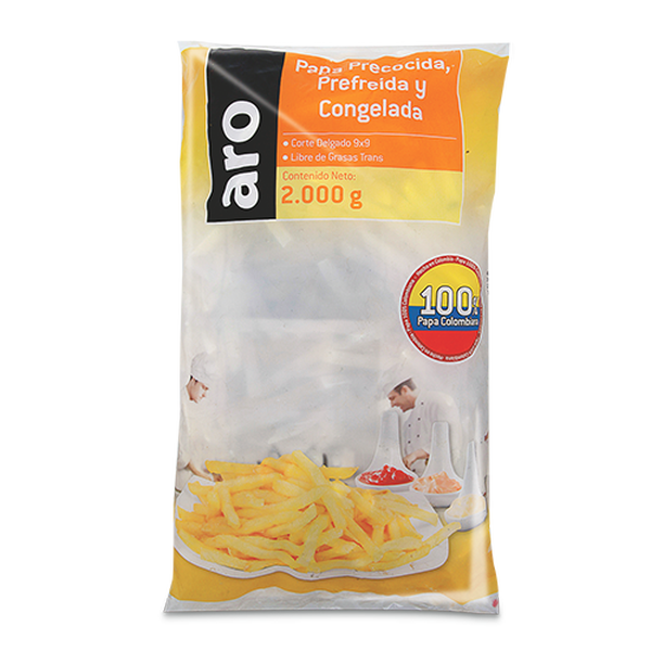 Aro Papas a la Francesa Precocidas Congeladas - Rappi