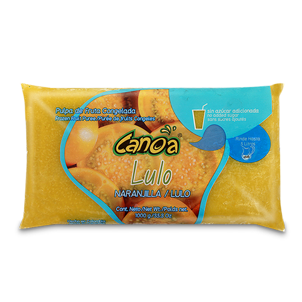 Canoa Pulpa de Fruta Lulo Congelada sin Azúcar Adicionada Precio - Rappi